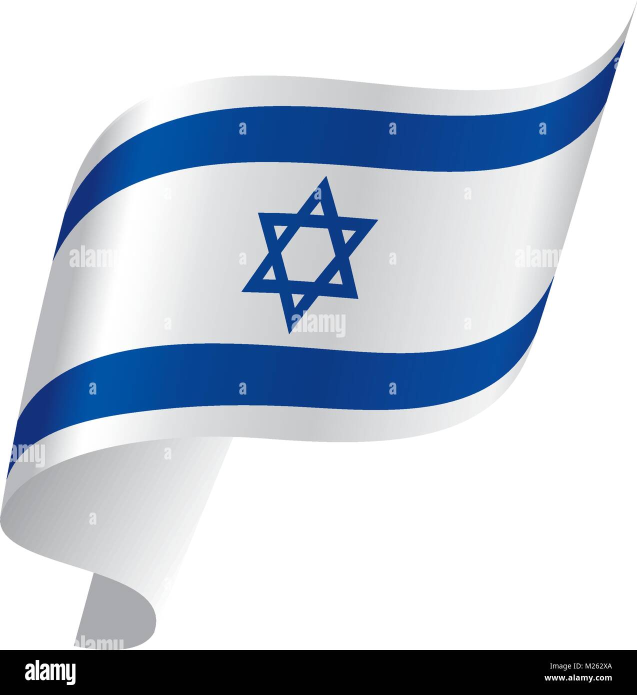 Israel flag, vector illustration Stock Vector Image & Art - Alamy