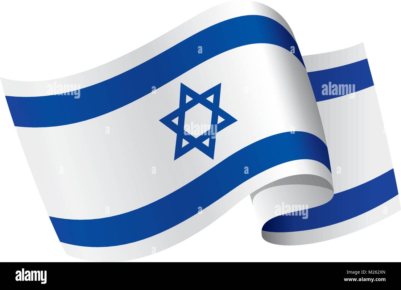 Israel flag, vector illustration Stock Vector Image & Art - Alamy