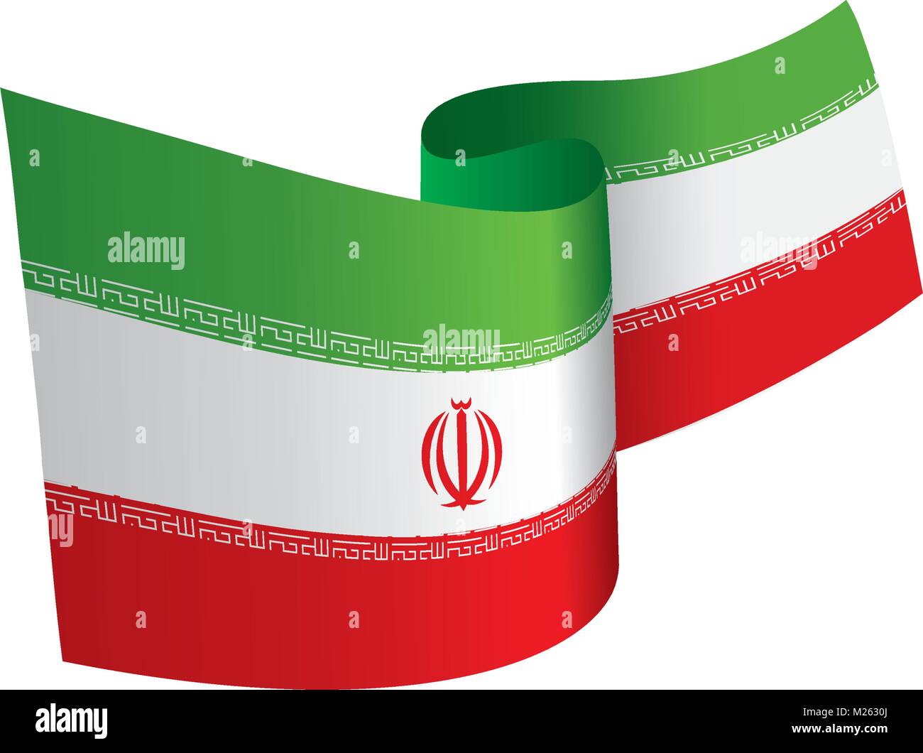 Iran flag, vector illustration Stock Vector Image & Art - Alamy