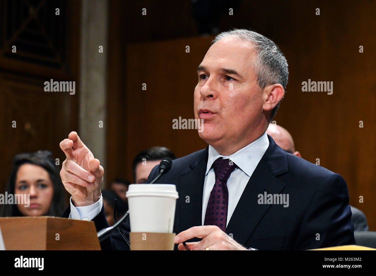 Oklahoma Attorney General Scott Pruitt testifies before the Senate ...