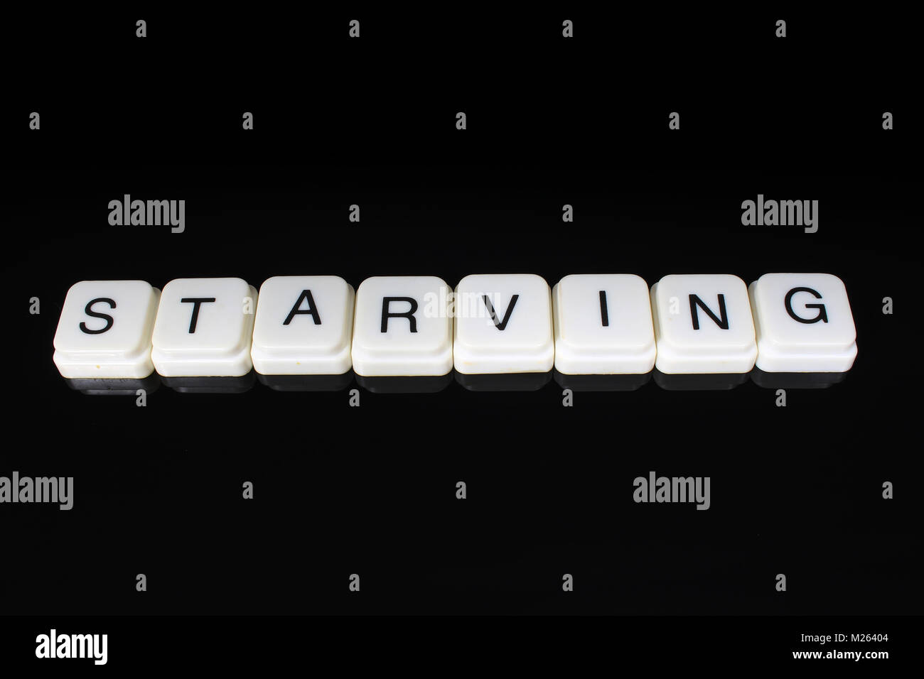 Starving text word title caption label cover backdrop background ...
