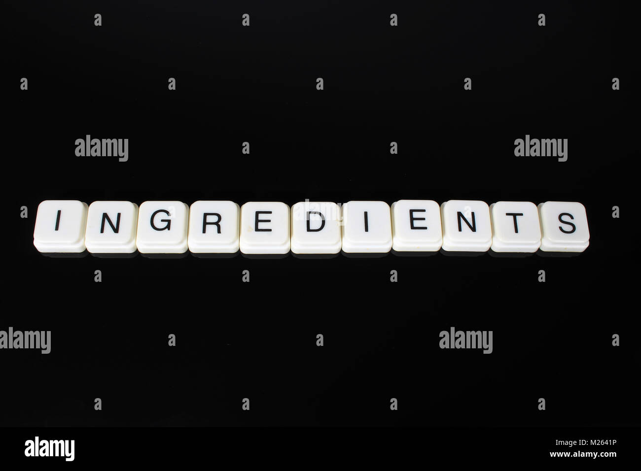 Ingredients text word title caption label cover backdrop background ...