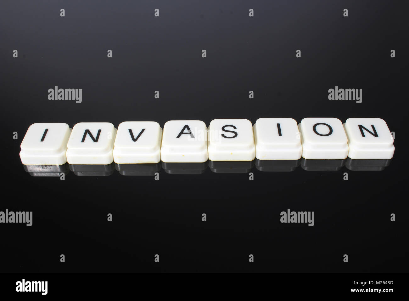 Invasion text word title caption label cover backdrop background ...