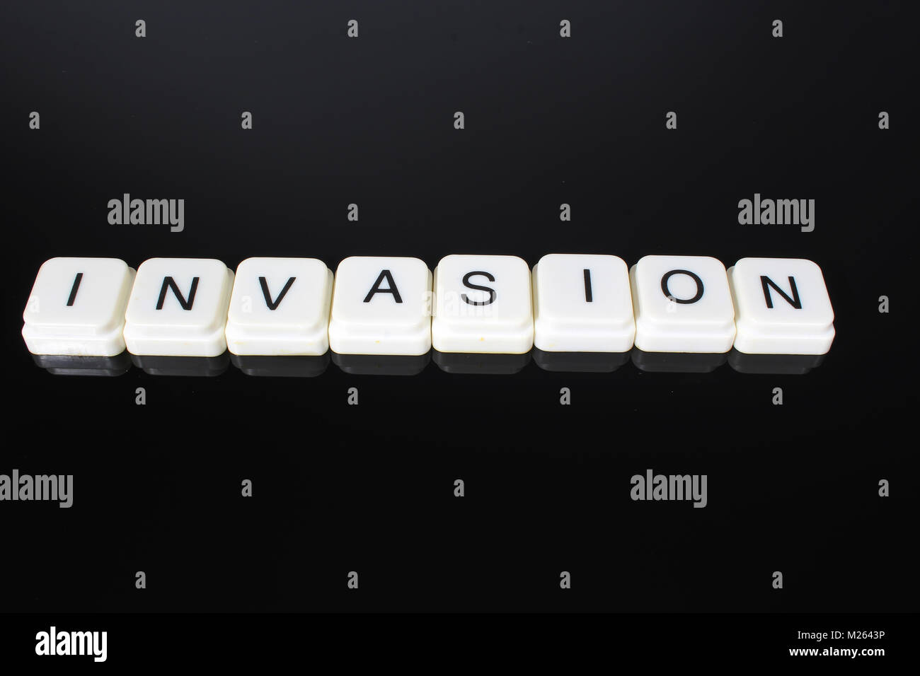Invasion text word title caption label cover backdrop background ...