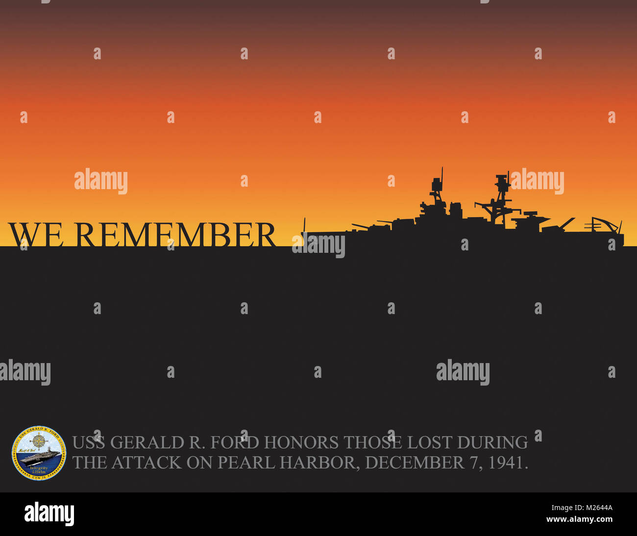 ATLANTIC OCEAN (Dec. 7, 2017) -- Graphic made for USS Gerald R. Ford's ...