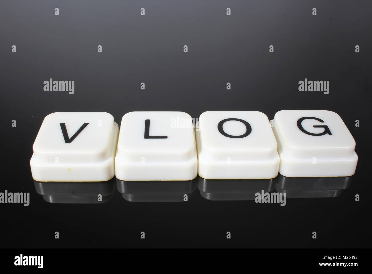 Vlog text word title caption label cover backdrop background. Alphabet ...