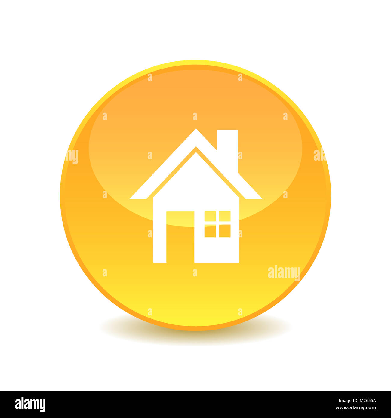 home icon on white background , Vector Stock Photo - Alamy