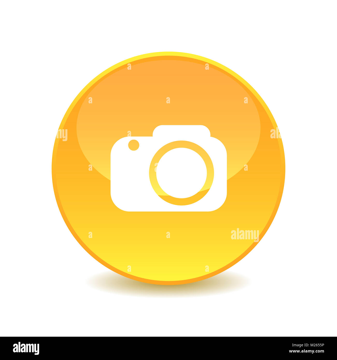 camera icon on white background , Vector Stock Photo - Alamy