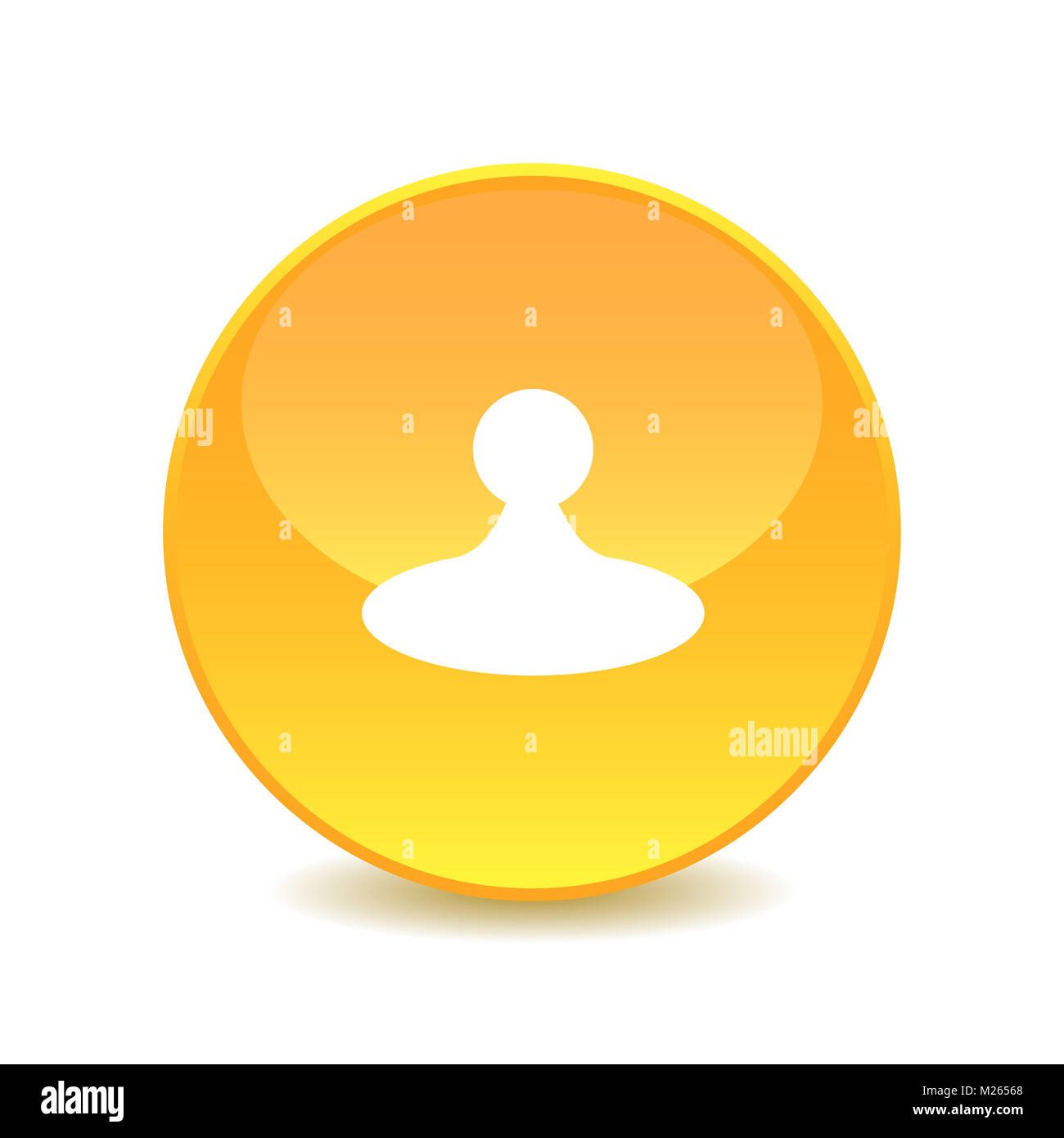 male , male icon on white background , Vector Stock Photo - Alamy