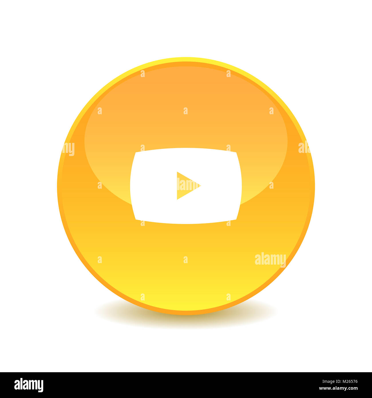 play button icon , Play Icon Symbol , vector Stock Photo - Alamy