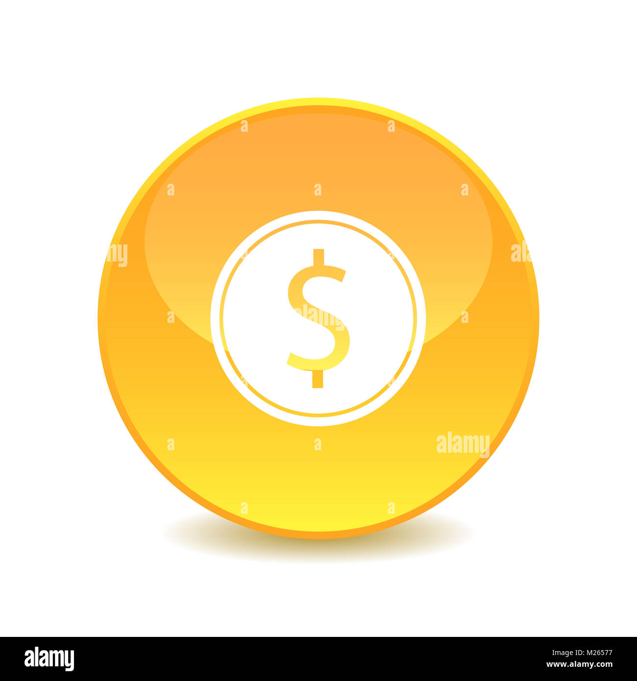 Dollar , Dollar coins icon Vector on the background , vector Stock ...