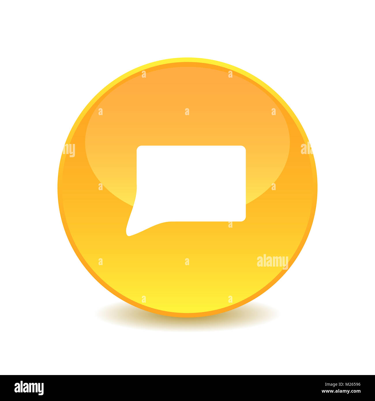 callout icon on white background , Vector Stock Photo - Alamy
