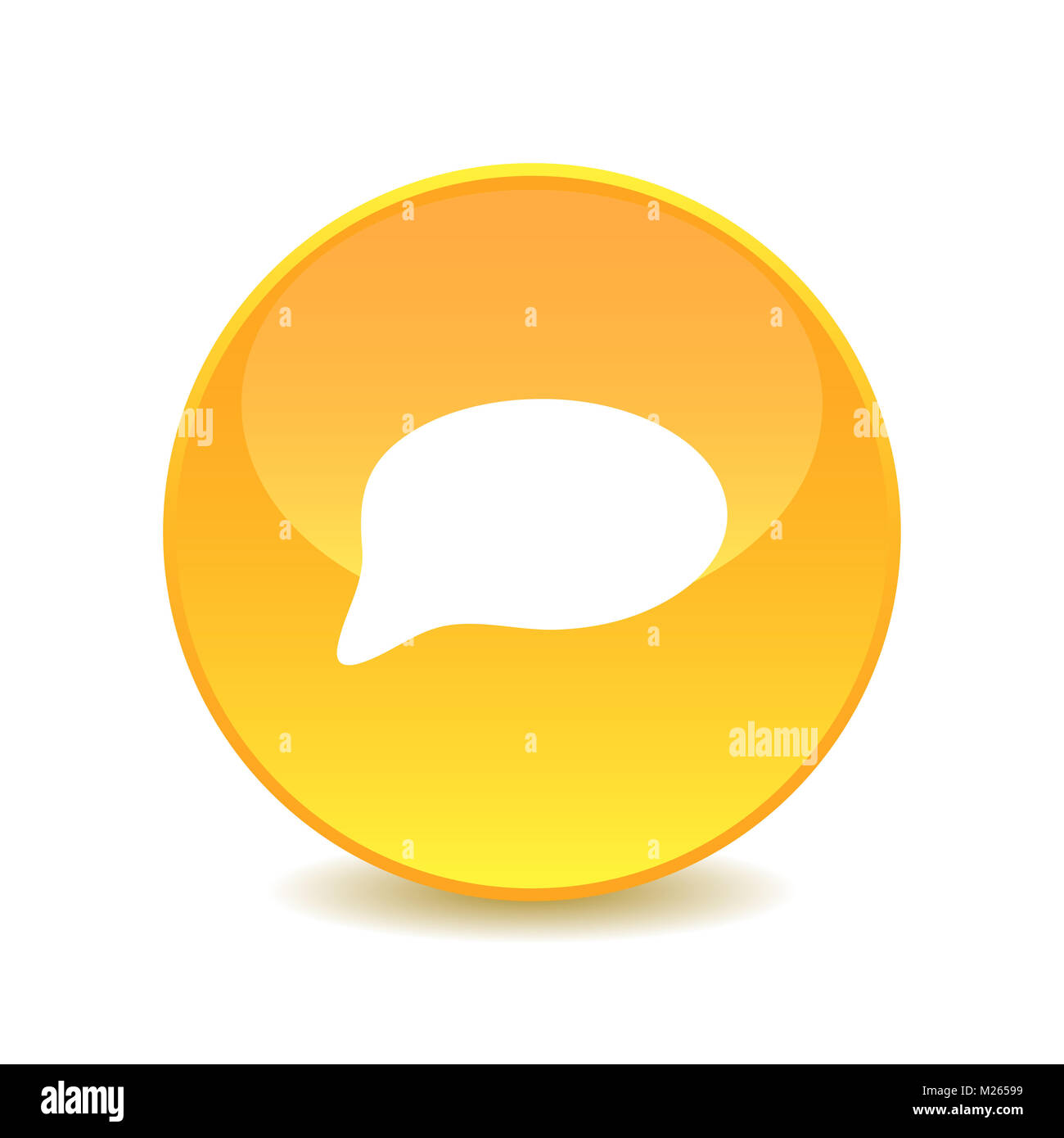 callout icon on white background , Vector Stock Photo - Alamy
