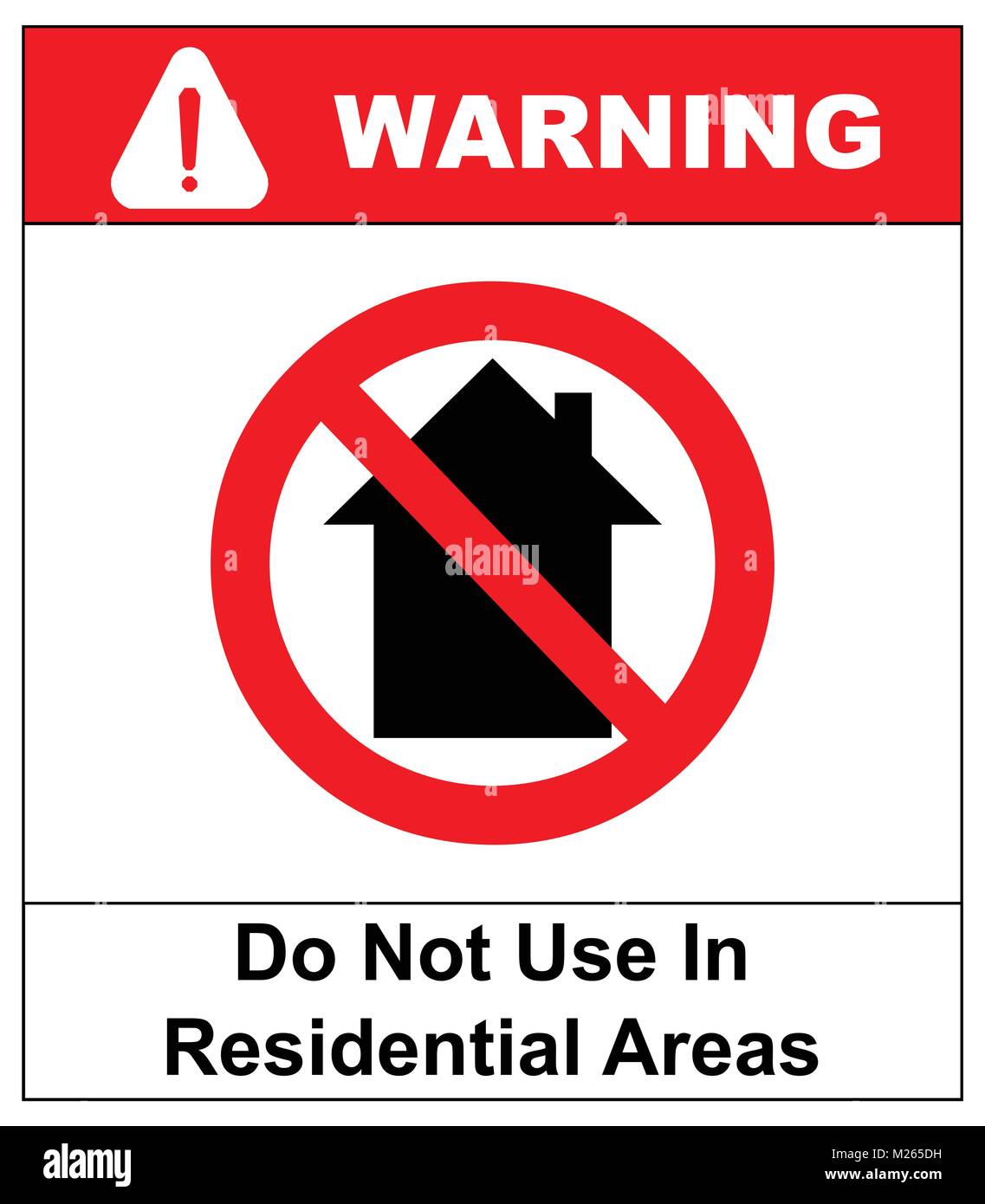 Do not use inside home icon - vector illustration Stock Vector Image ...