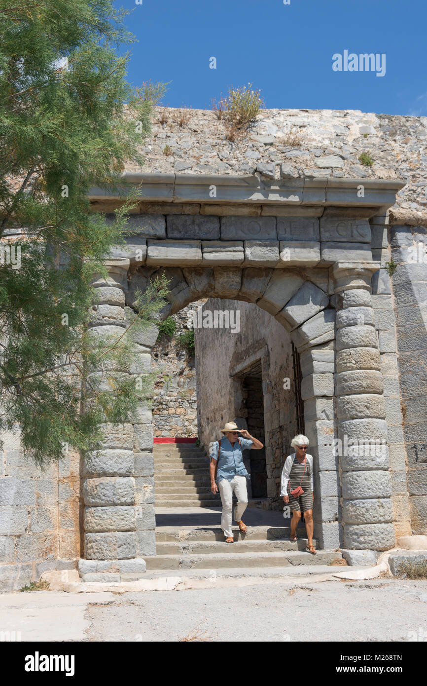 Main gate gates venetian 18th century former abandoned leper col hi-res ...