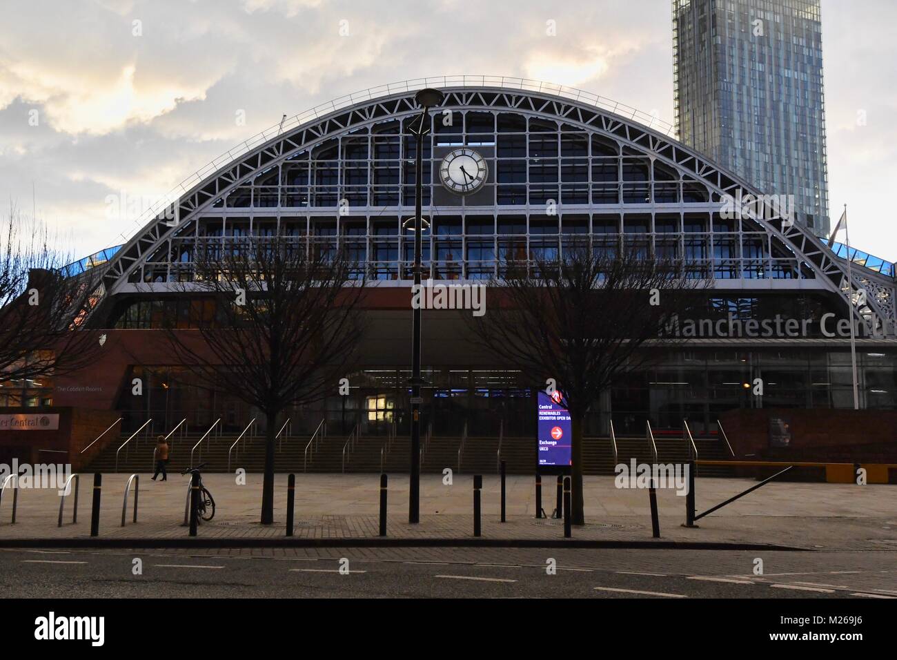 Former Manchester Central Station, now a conference centre Stock Photo ...