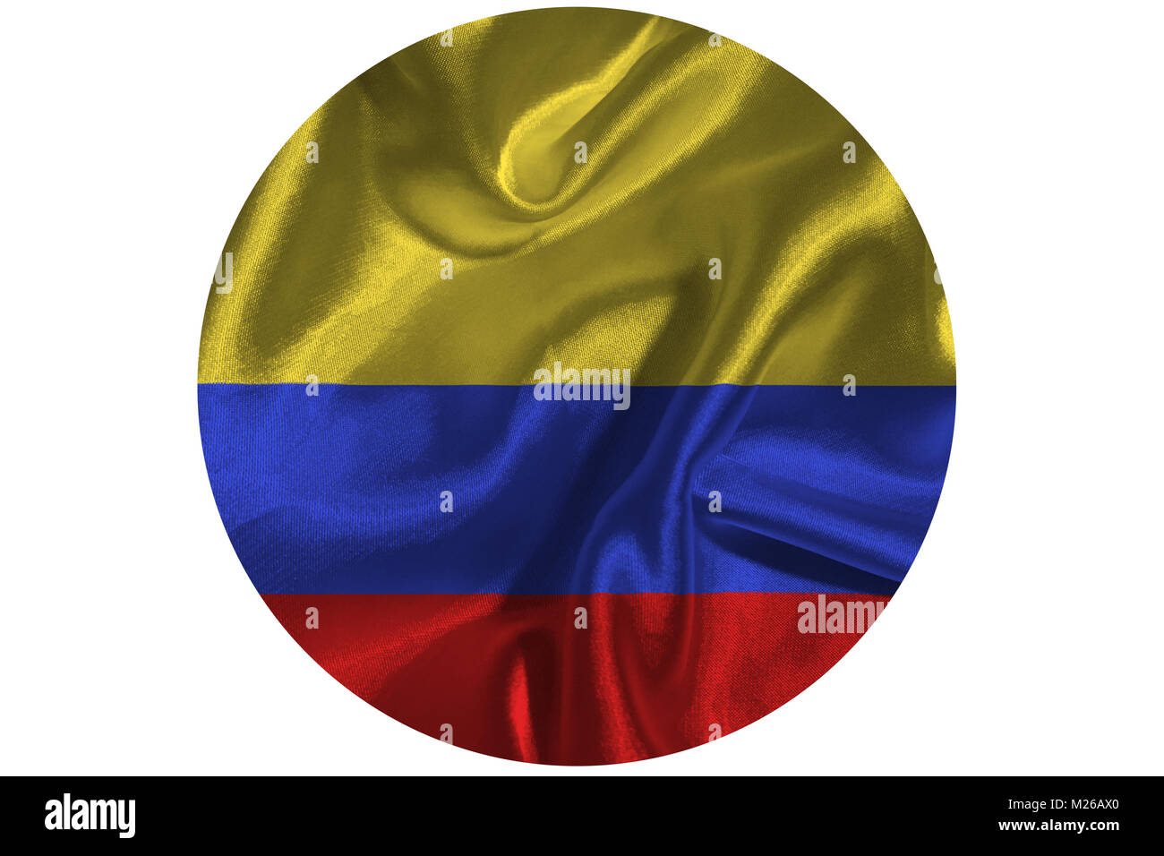 Columbia flag ,3D Columbia nation flag 3D illustration symbol Stock ...