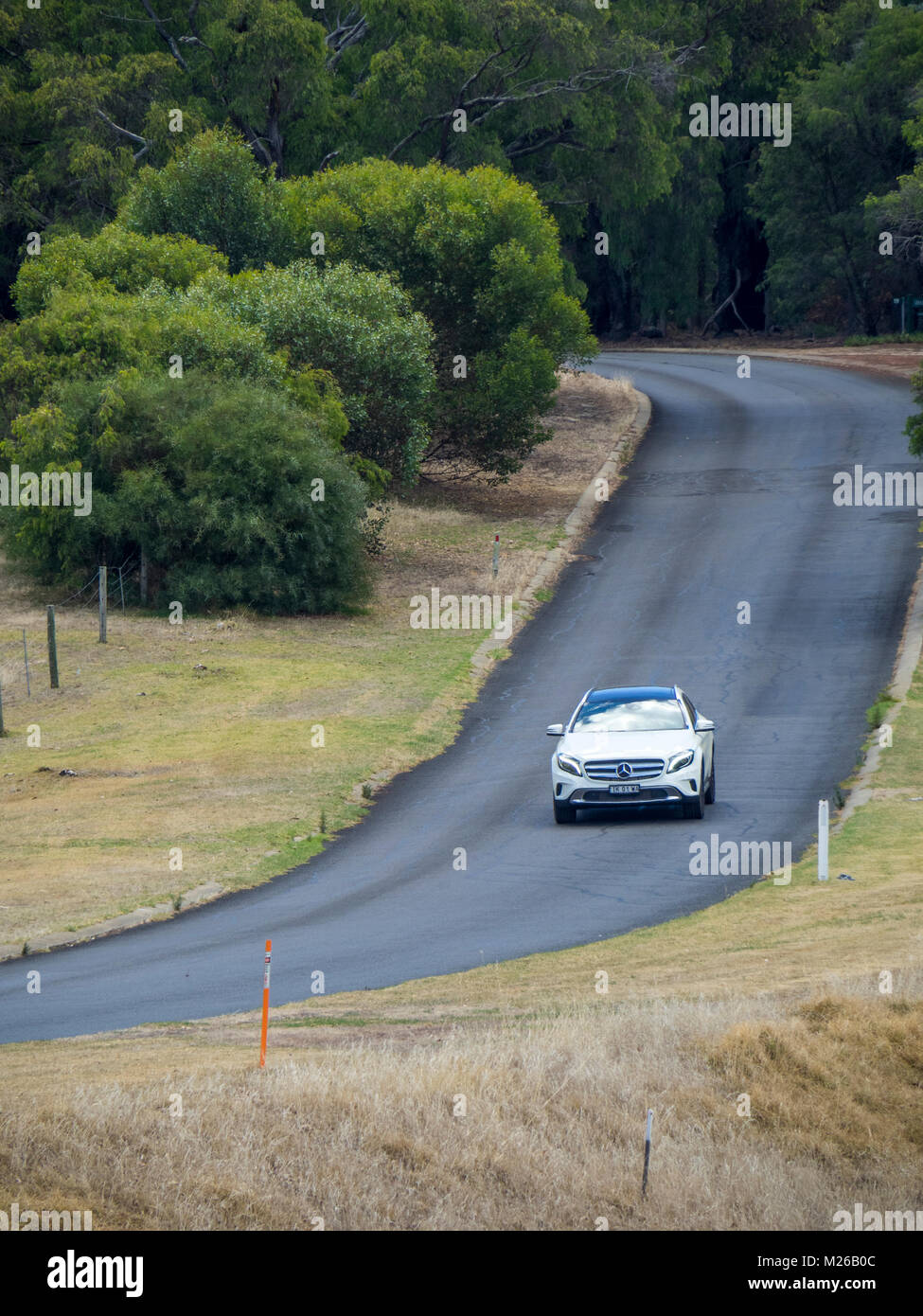Luxury car driving countryside hi-res stock photography and images - Alamy