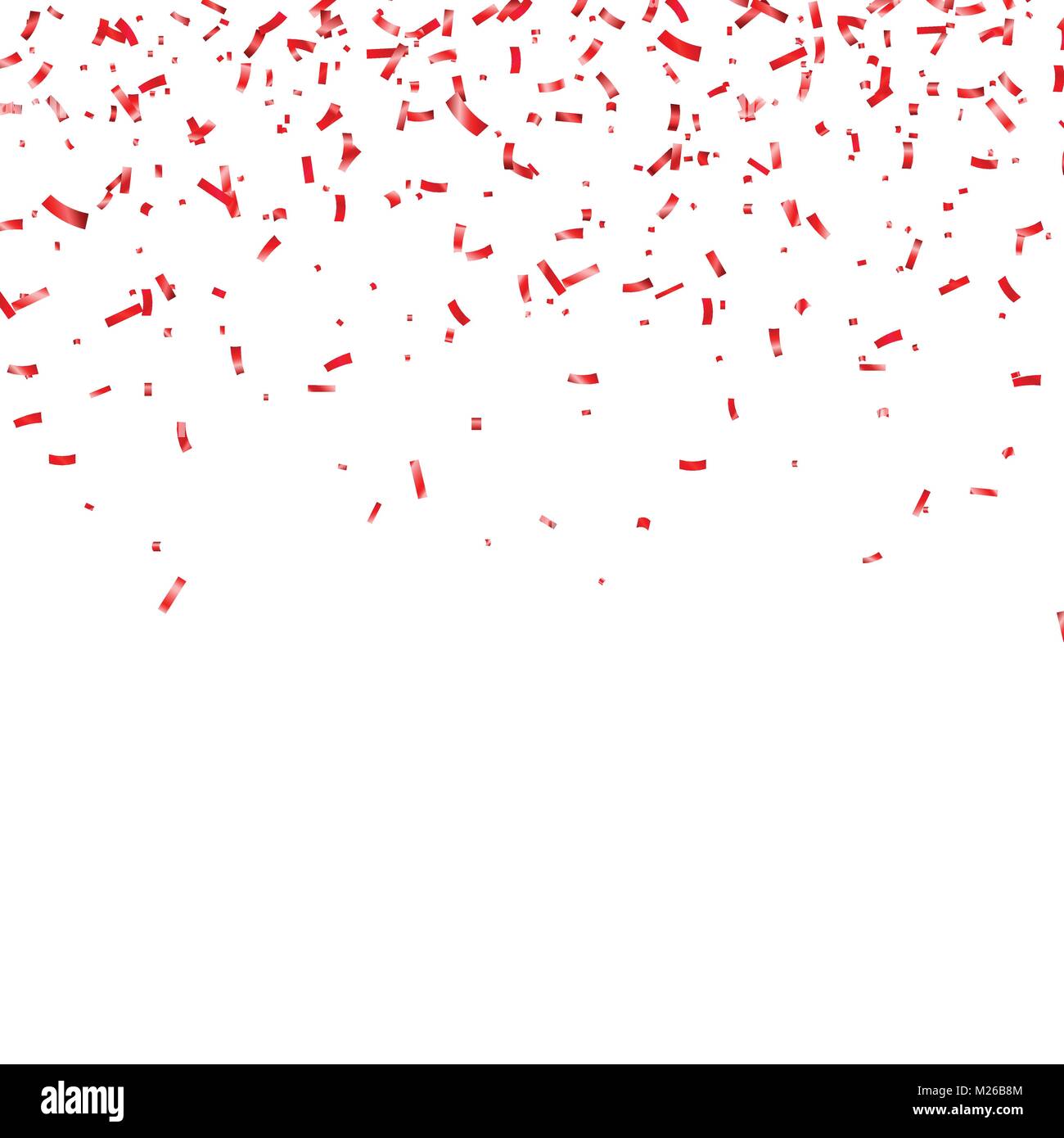 Christmas, Valentine s day red confetti on transparent background ...