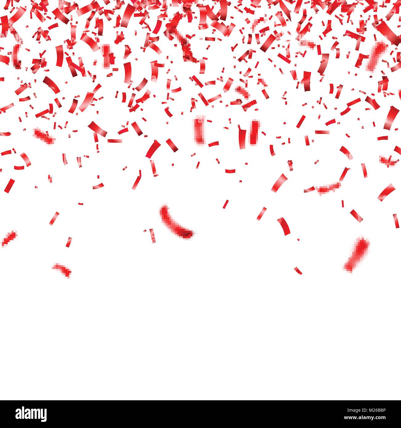 Christmas, Valentine s day red confetti on transparent background ...
