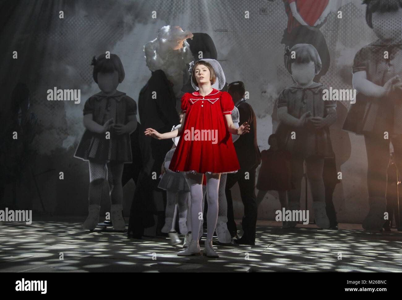 January 23, 2018. - Russia, Moscow. - Taganka Theatre. Performance 'Run ...