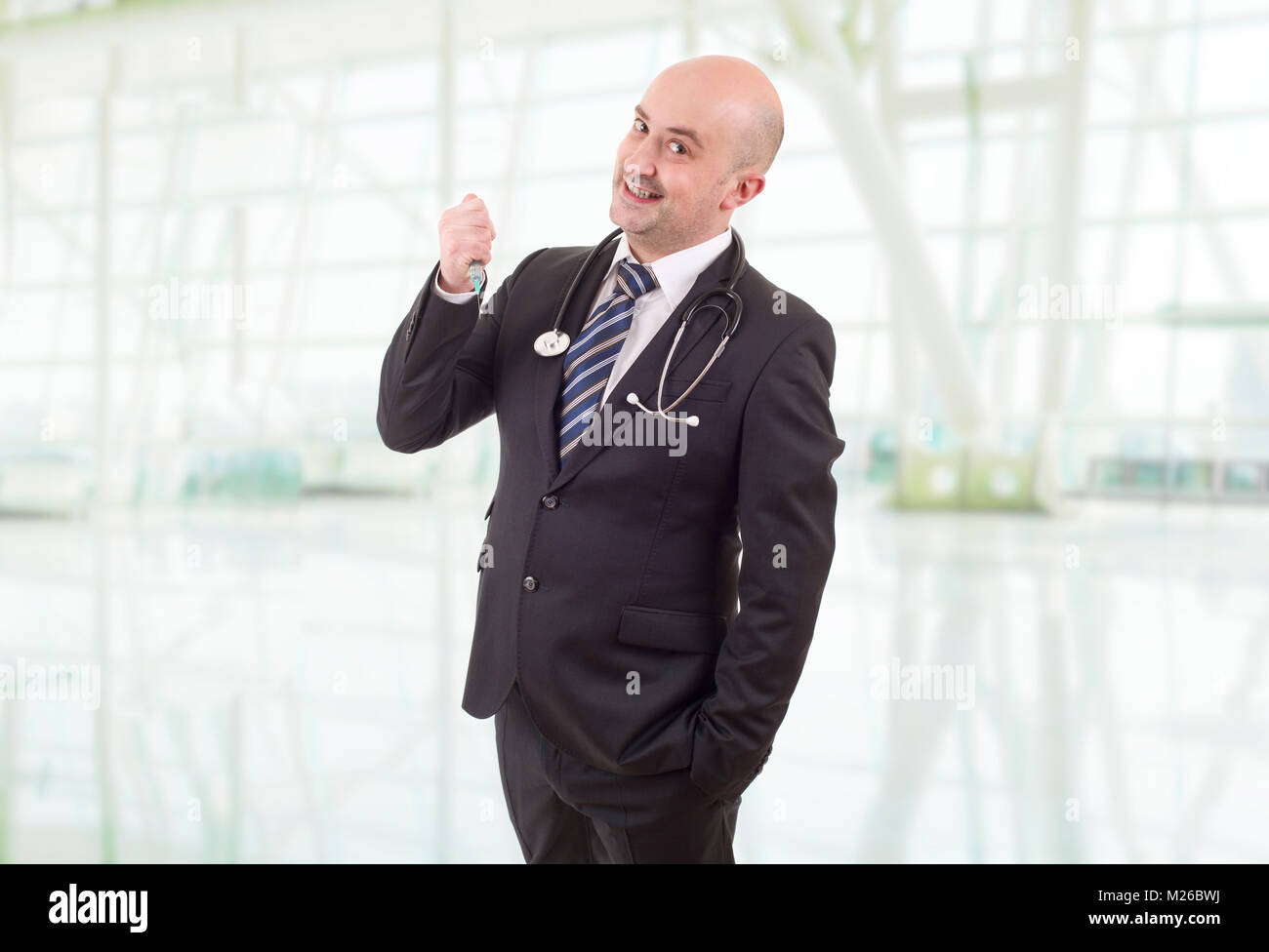 silly male doctor, at the hospital Stock Photo - Alamy