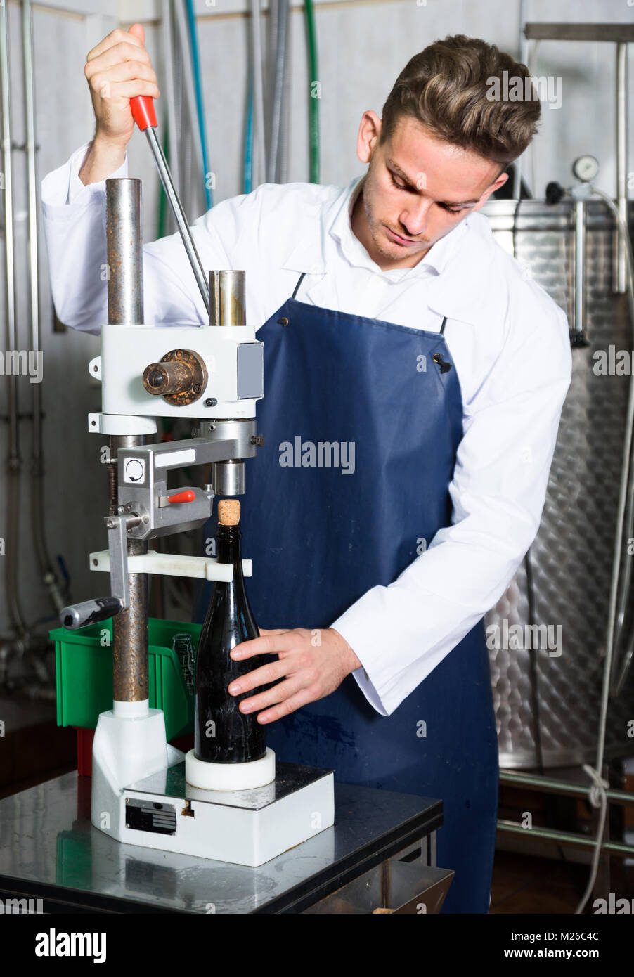 Corking Machine High Resolution Stock Photography and Images - Alamy