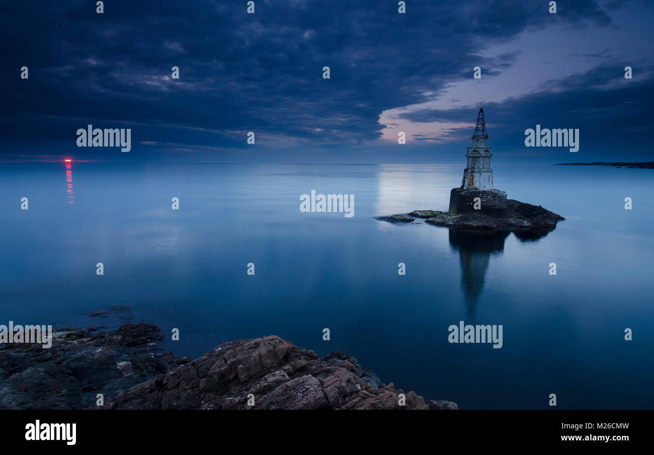 The famous lighthouse near Ahtopol, Bulgaria Stock Photo - Alamy