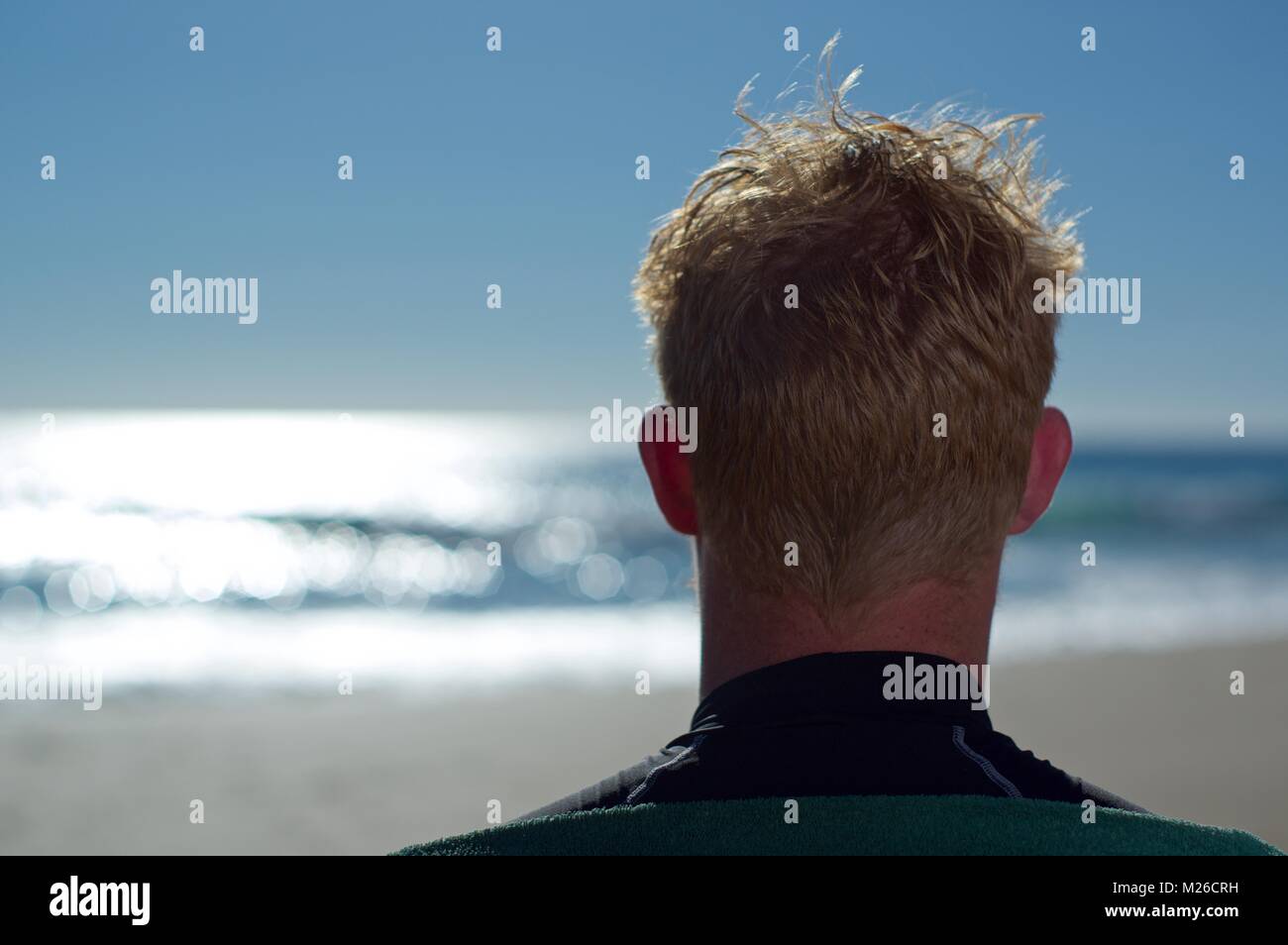 Back of mans head hi-res stock photography and images - Alamy