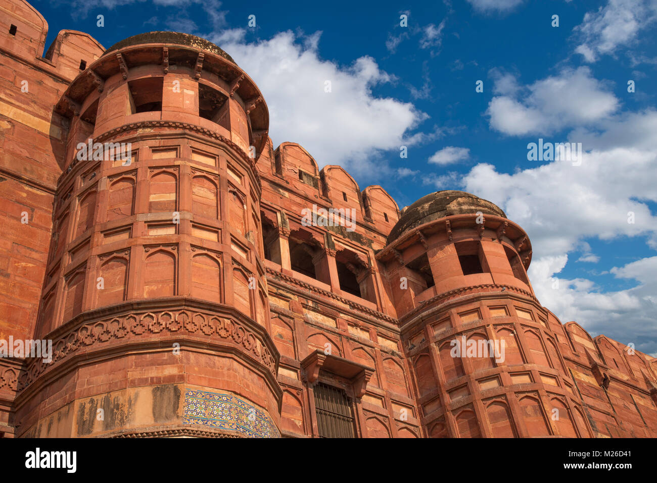 Amber Fort or Amer - fortified residence of Raja . Black goat Stock ...