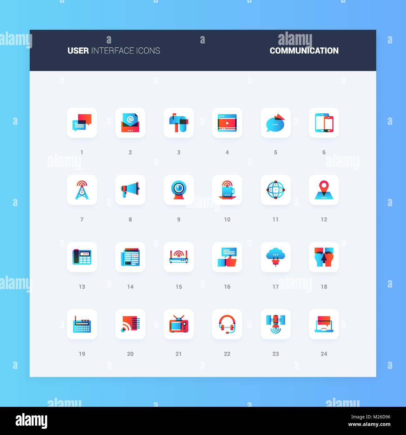 Communication and Connectivity Stock Vector Image & Art - Alamy