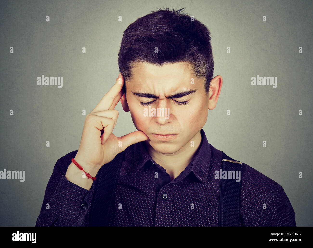 Teenager thinking remembering hi-res stock photography and images - Alamy