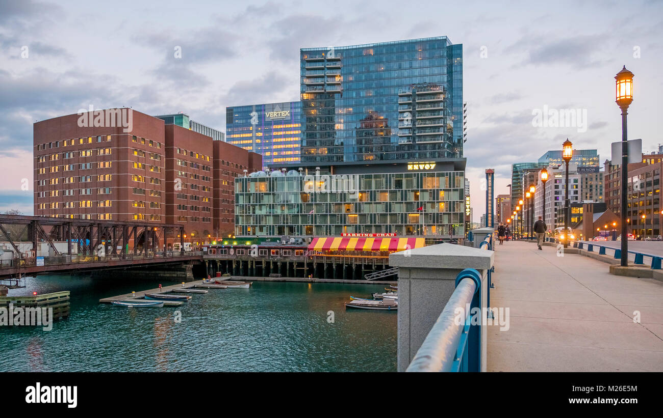 Seaport boulevard boston hi-res stock photography and images - Alamy