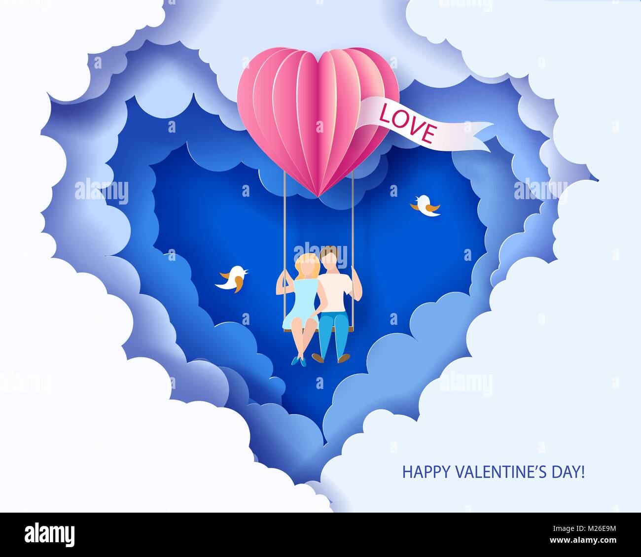 Balloon hearts valentines day Stock Vector Images - Alamy
