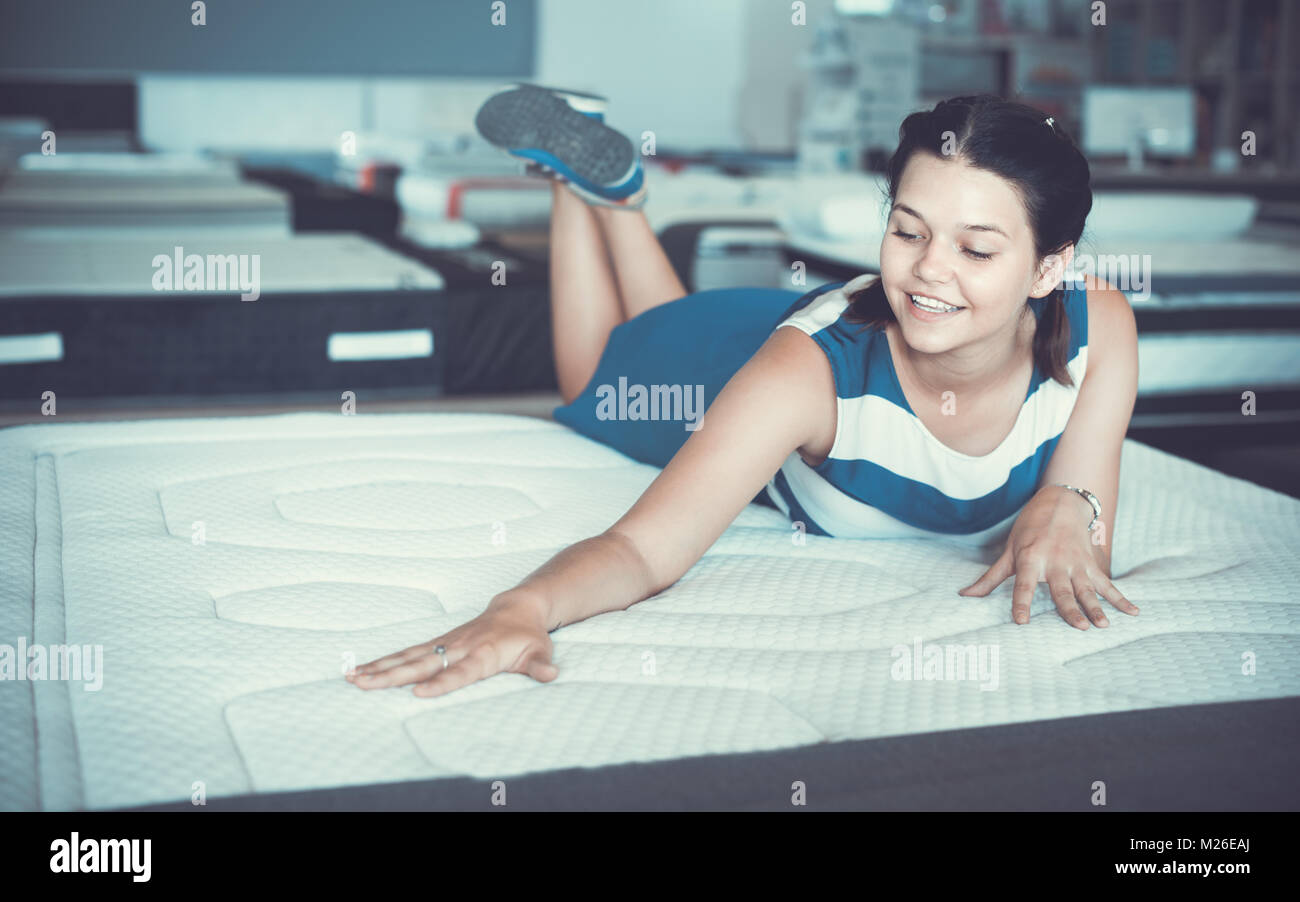 Matress testing hi-res stock photography and images - Alamy