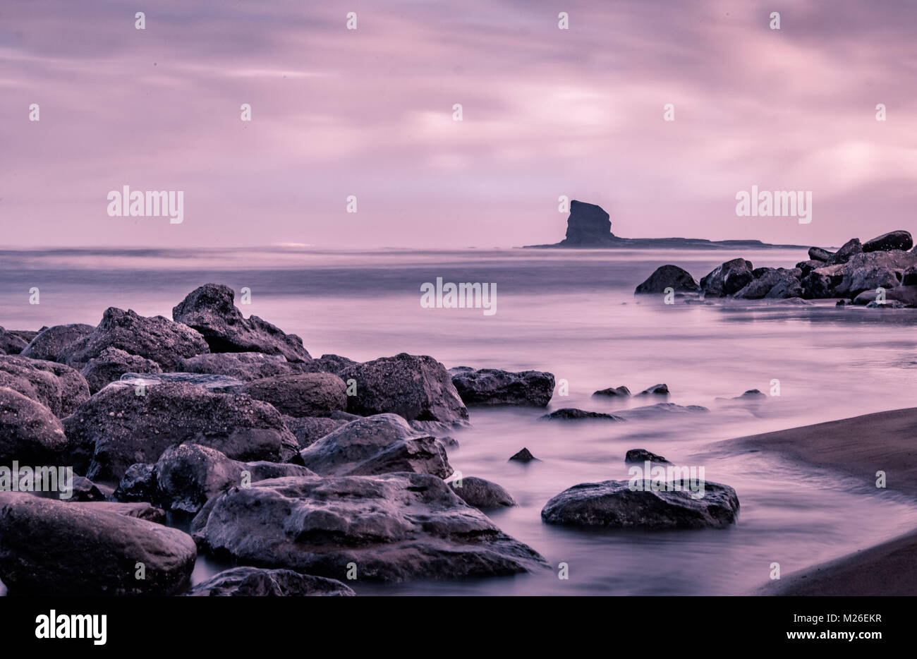 Saltwick bay whitby Stock Photo - Alamy