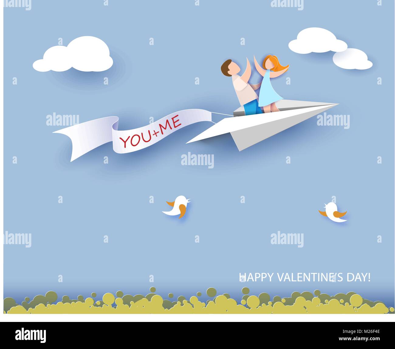 Man in love happy Stock Vector Images - Alamy