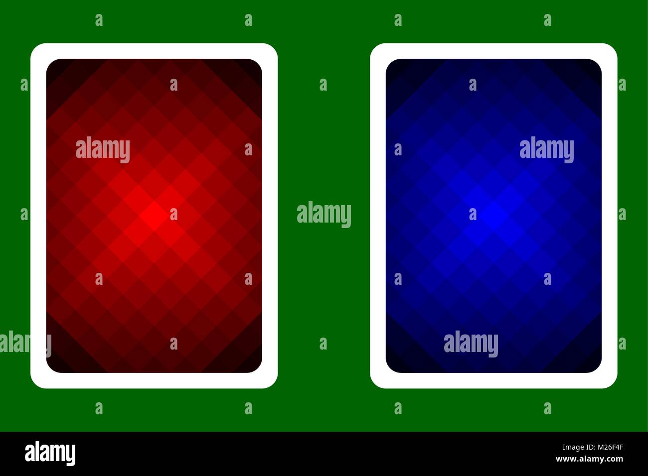Playing Card Back Designs - diagonal lines pattern, vector set Stock ...