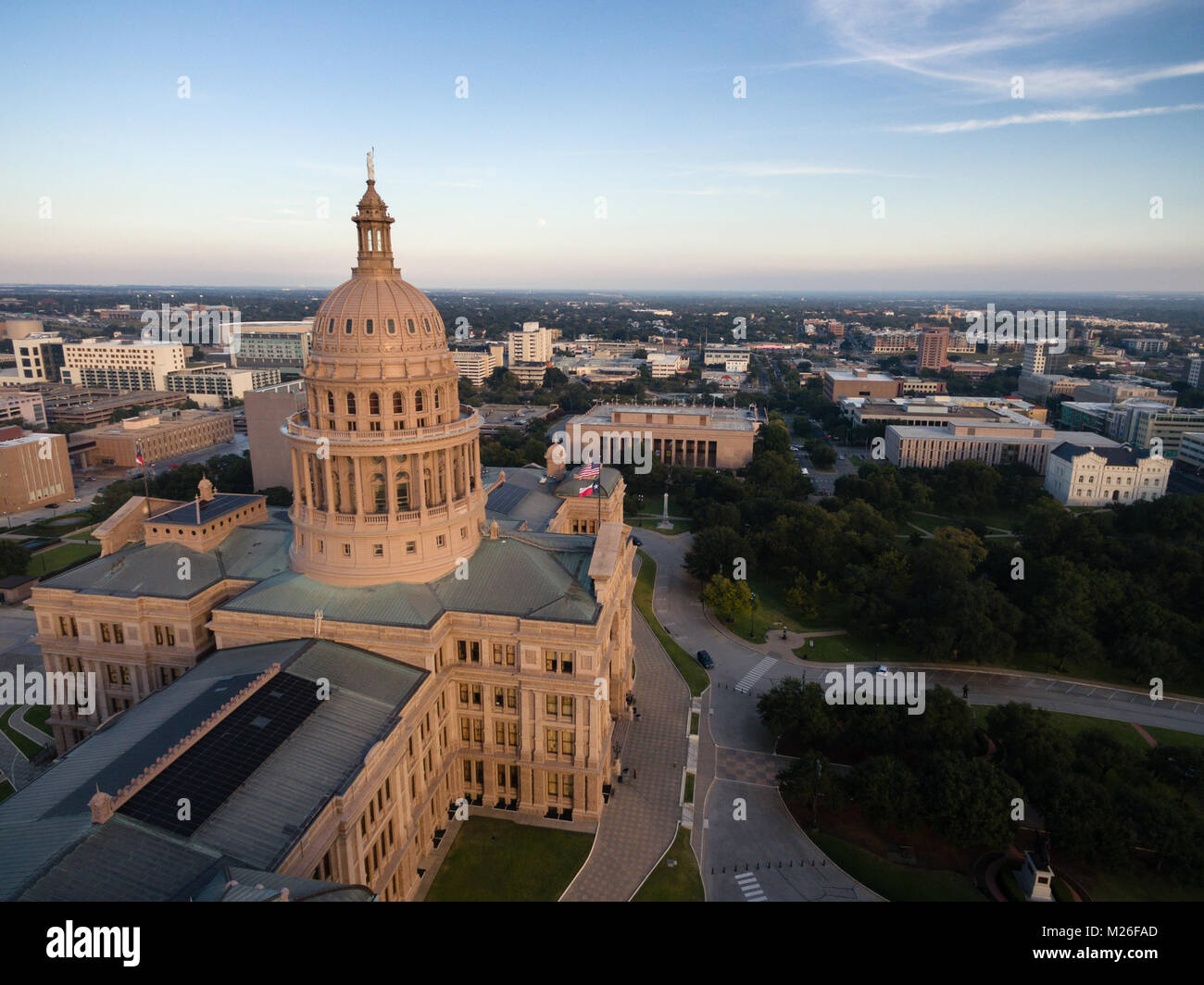 This is the building where the laws are made in Texas Austin Skyline in ...