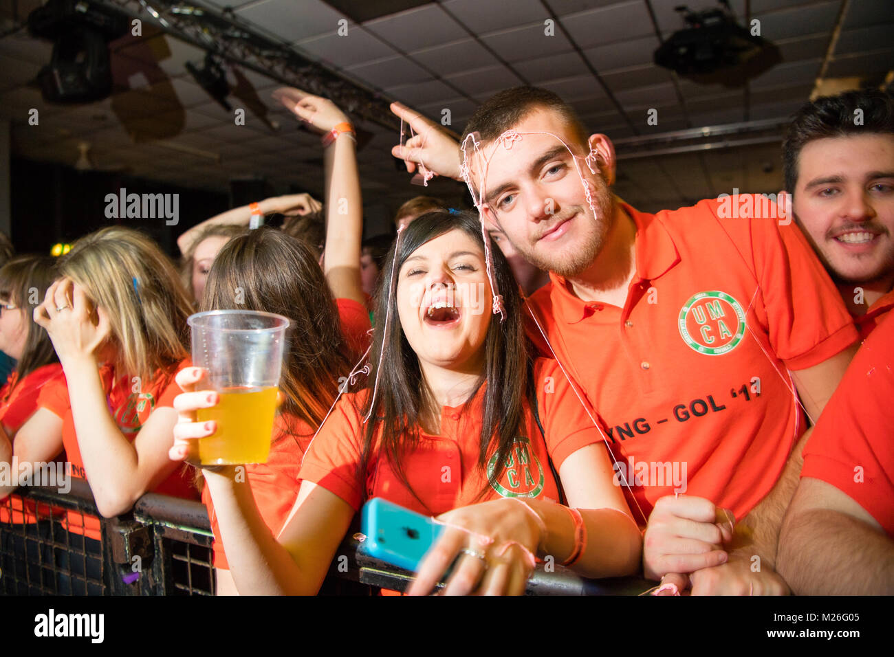 Education in the UK: Welsh University college students partying and ...
