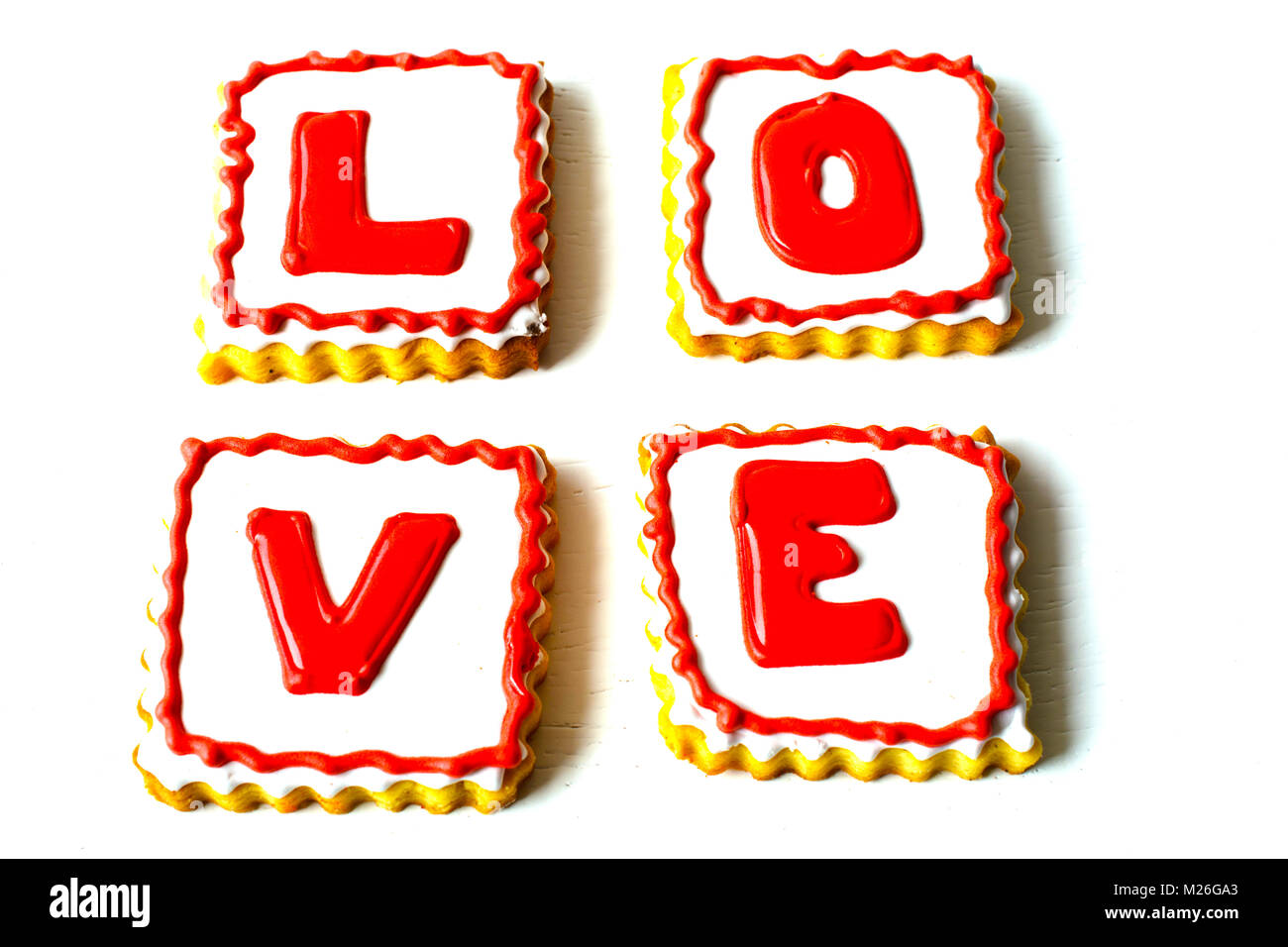 Cookies made for Valentine's Day.for couples in love. delicious love ...