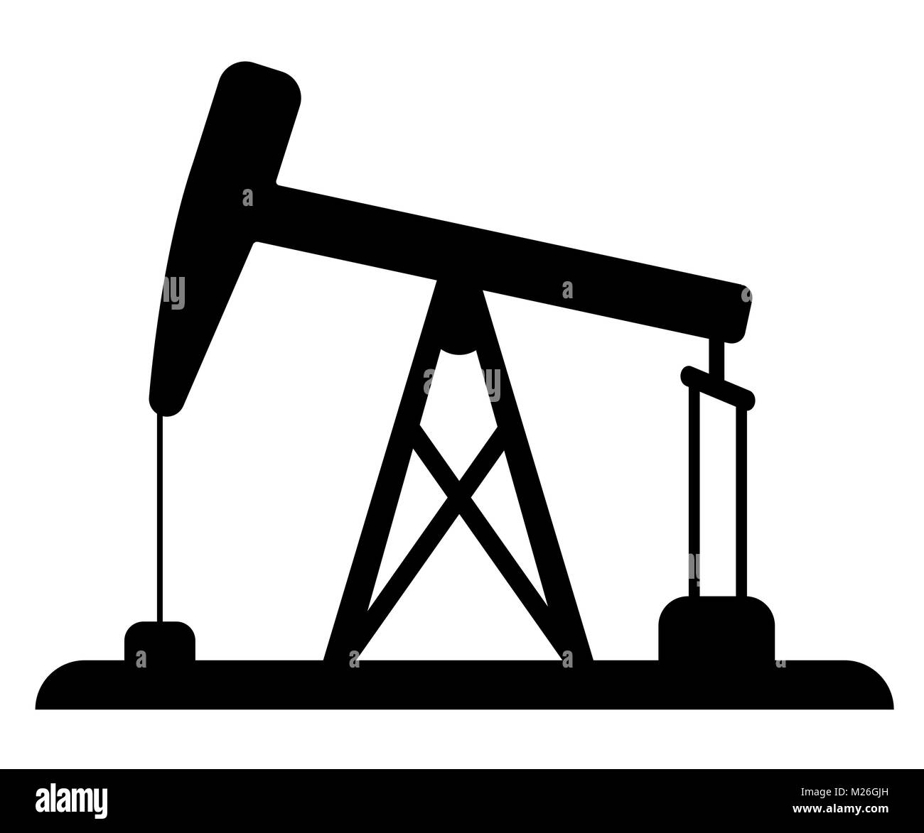 Working oil refinery Cut Out Stock Images & Pictures - Alamy