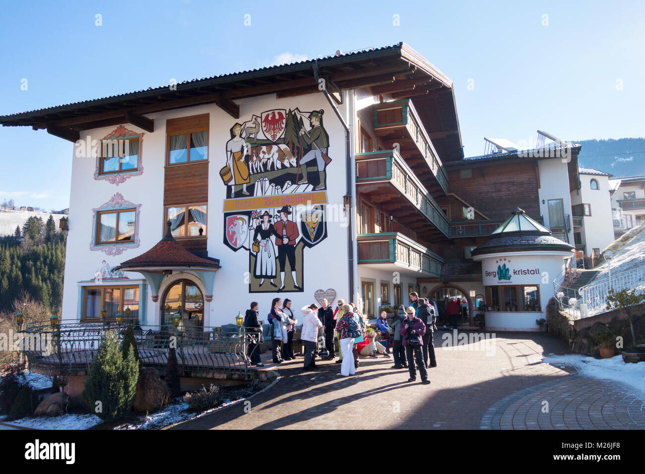 The Hotel Bergkristall , a ski hotel, Oberau, Wildschönau, Alpbach ...