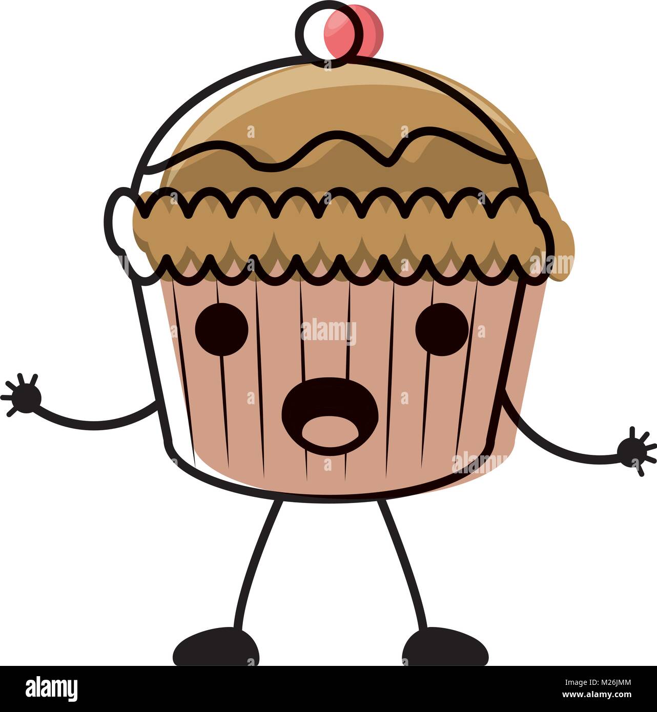 kawaii muffin icon Stock Vector Image & Art - Alamy