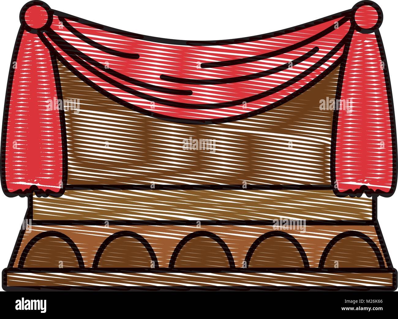 Movie theater interior window Stock Vector Images - Alamy