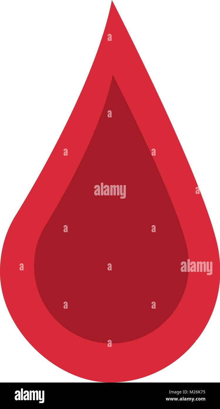 red blood drop campaign symbol Stock Vector Image & Art - Alamy