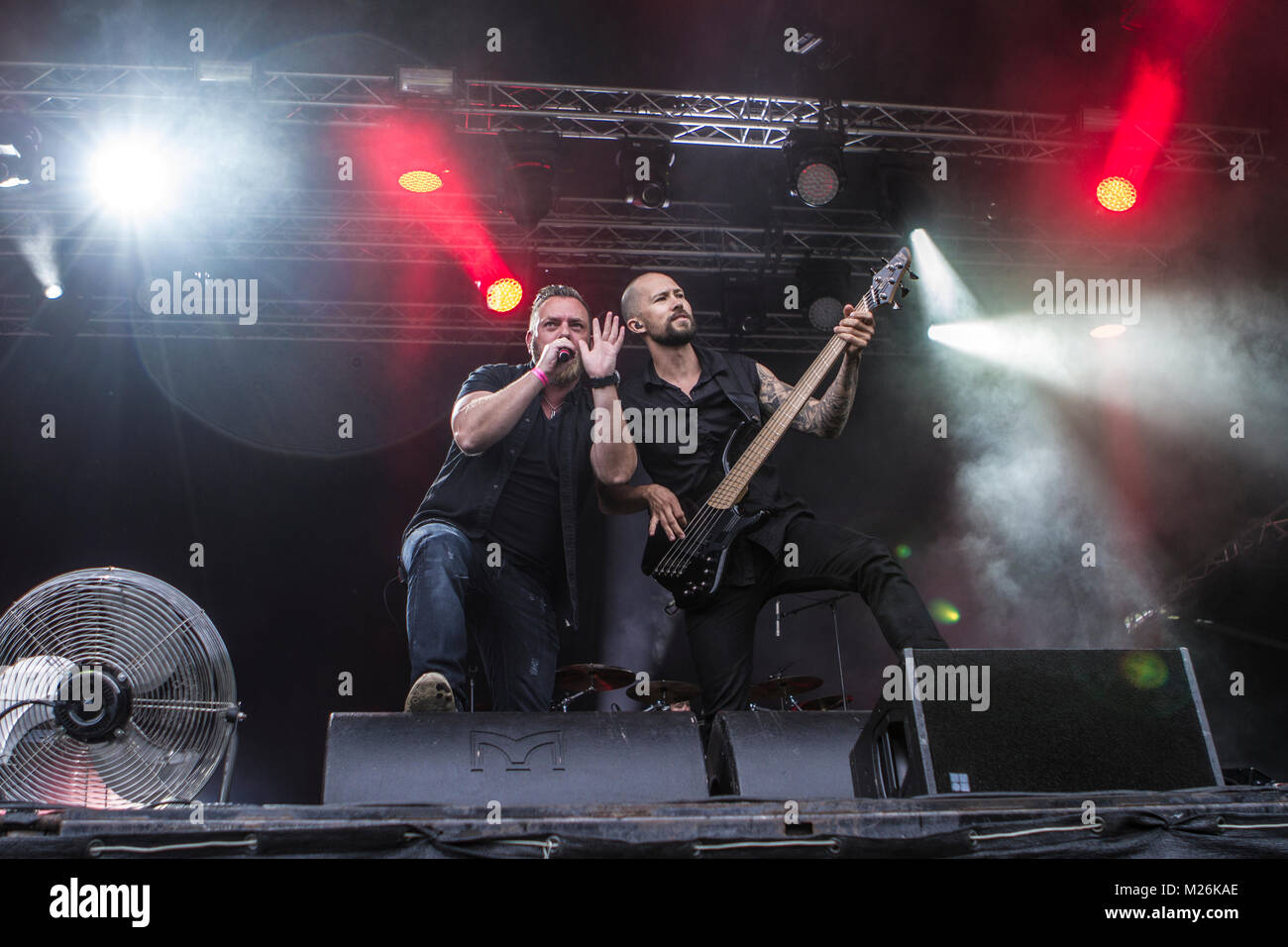 Norway, Kvinesdal – July 7, 2017. The Norwegian progressive metal band ...