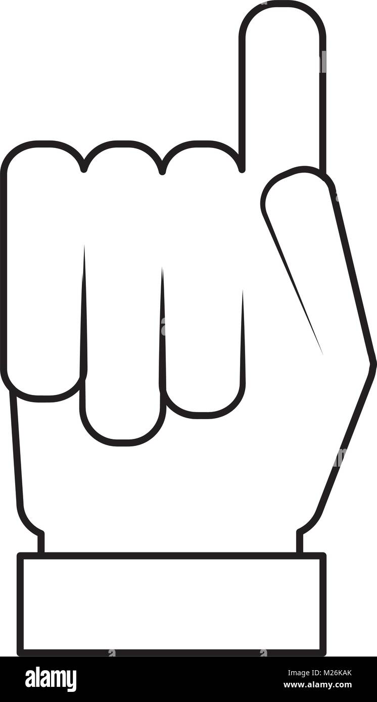 Finger pushing icons Stock Vector Images - Alamy