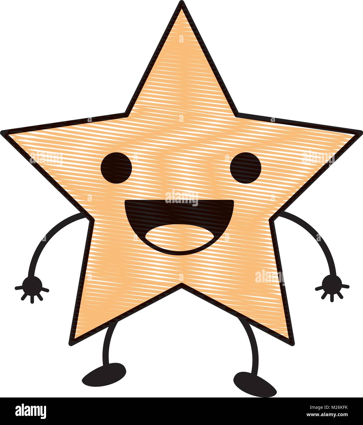 kawaii star icon Stock Vector Image & Art - Alamy