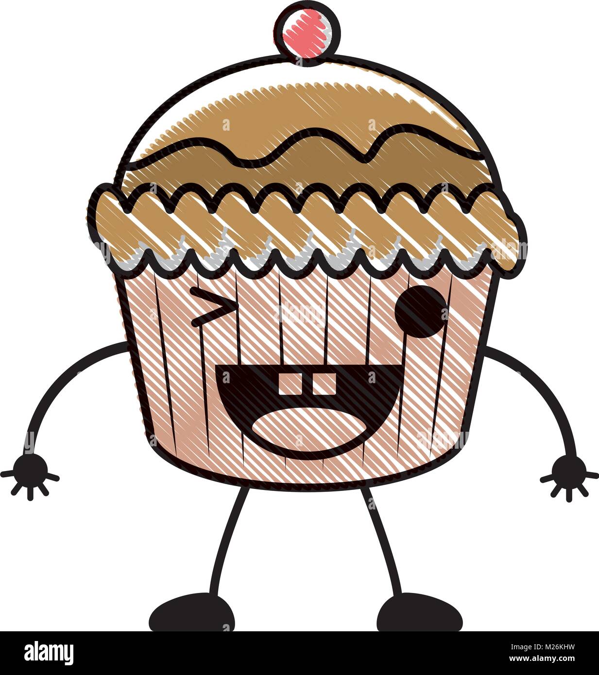 kawaii muffin icon Stock Vector Image & Art - Alamy
